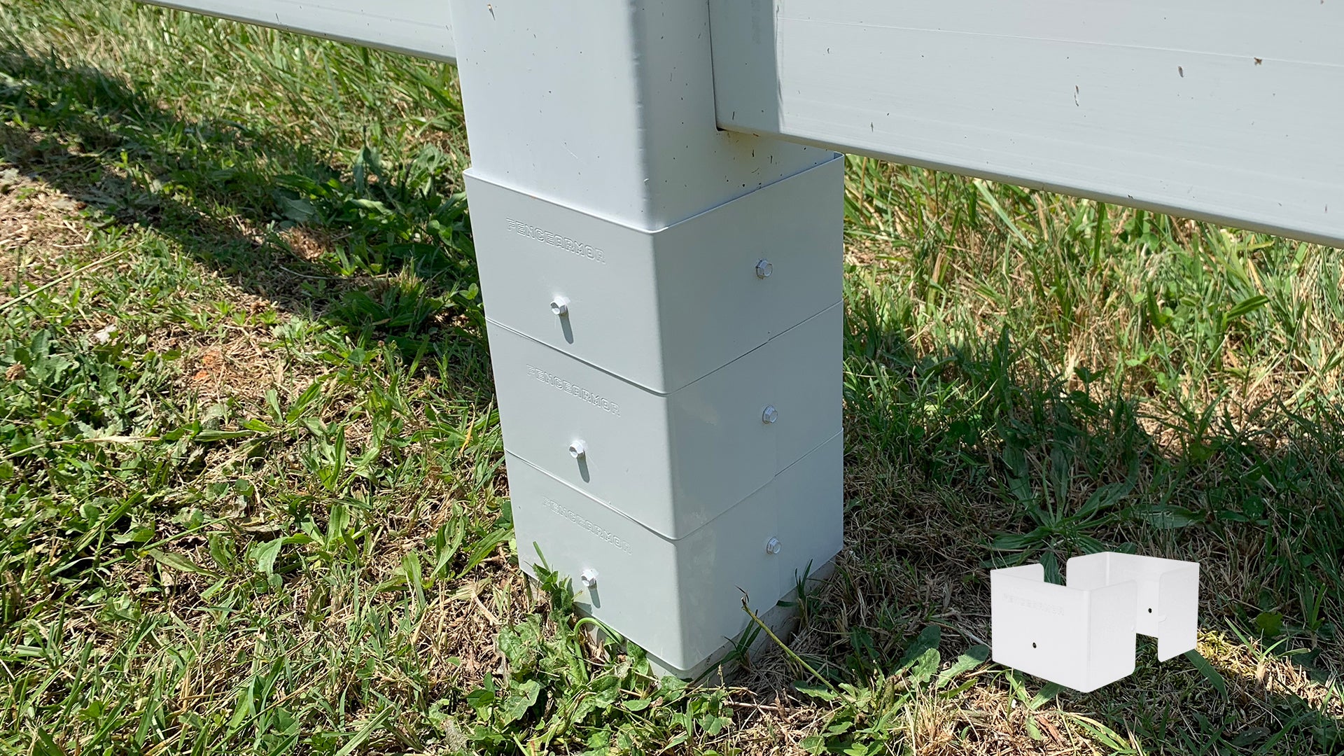 Fence Armor Post Guards | Fence Armor Post Guards are Stackable