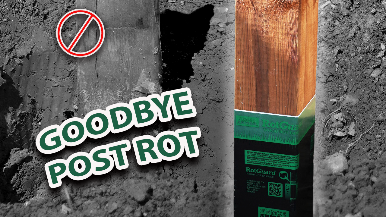 Stop Post Rot! Install RotGuard™ in Minutes – Fence Armor