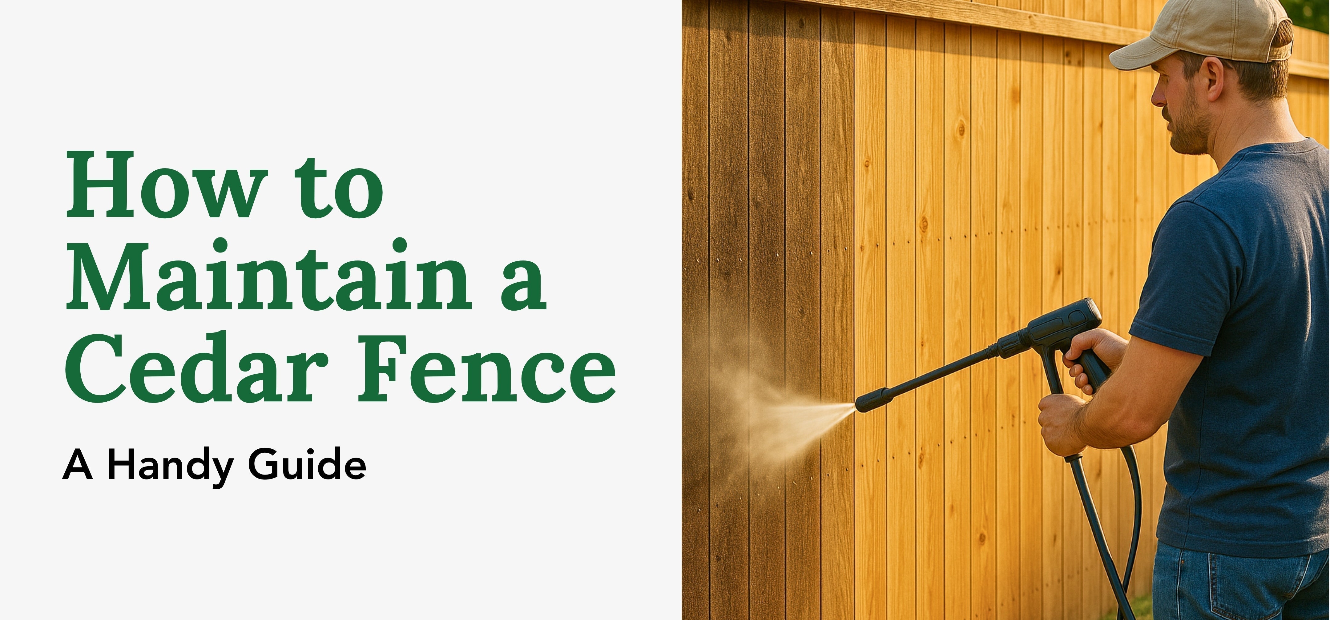 How to Maintain a Cedar Fence: A Handy Guide – Fence Armor