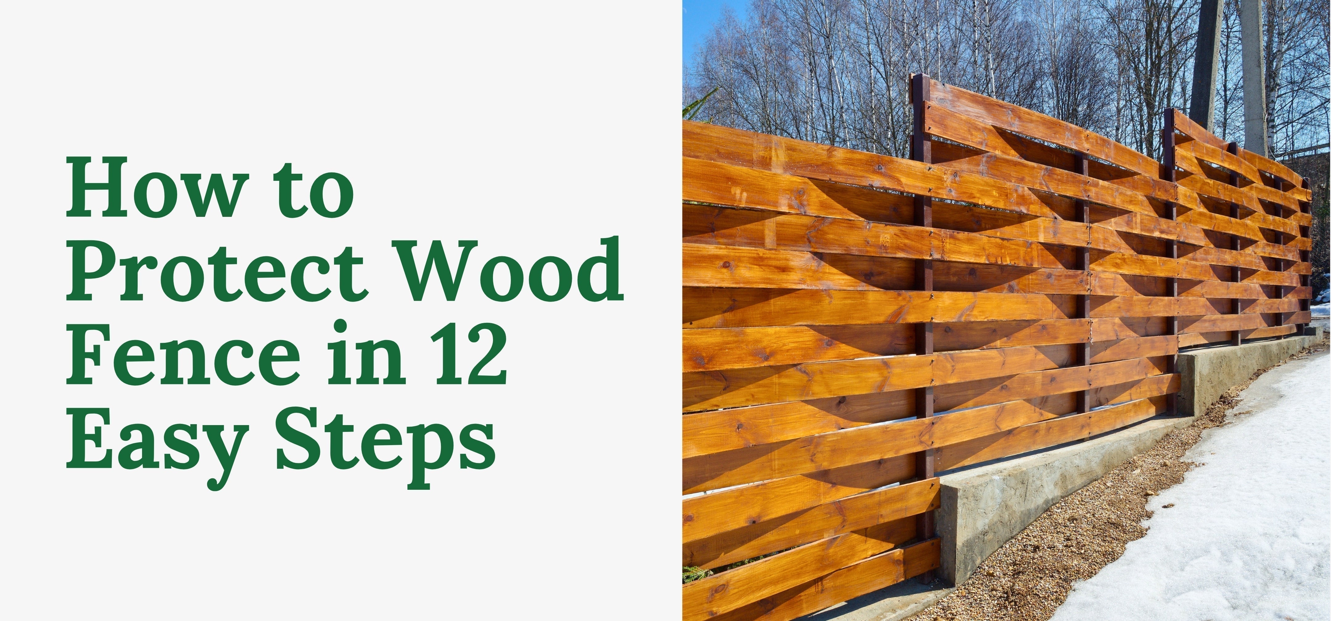 How to Protect a Wood Fence in 12 Easy Steps – Fence Armor