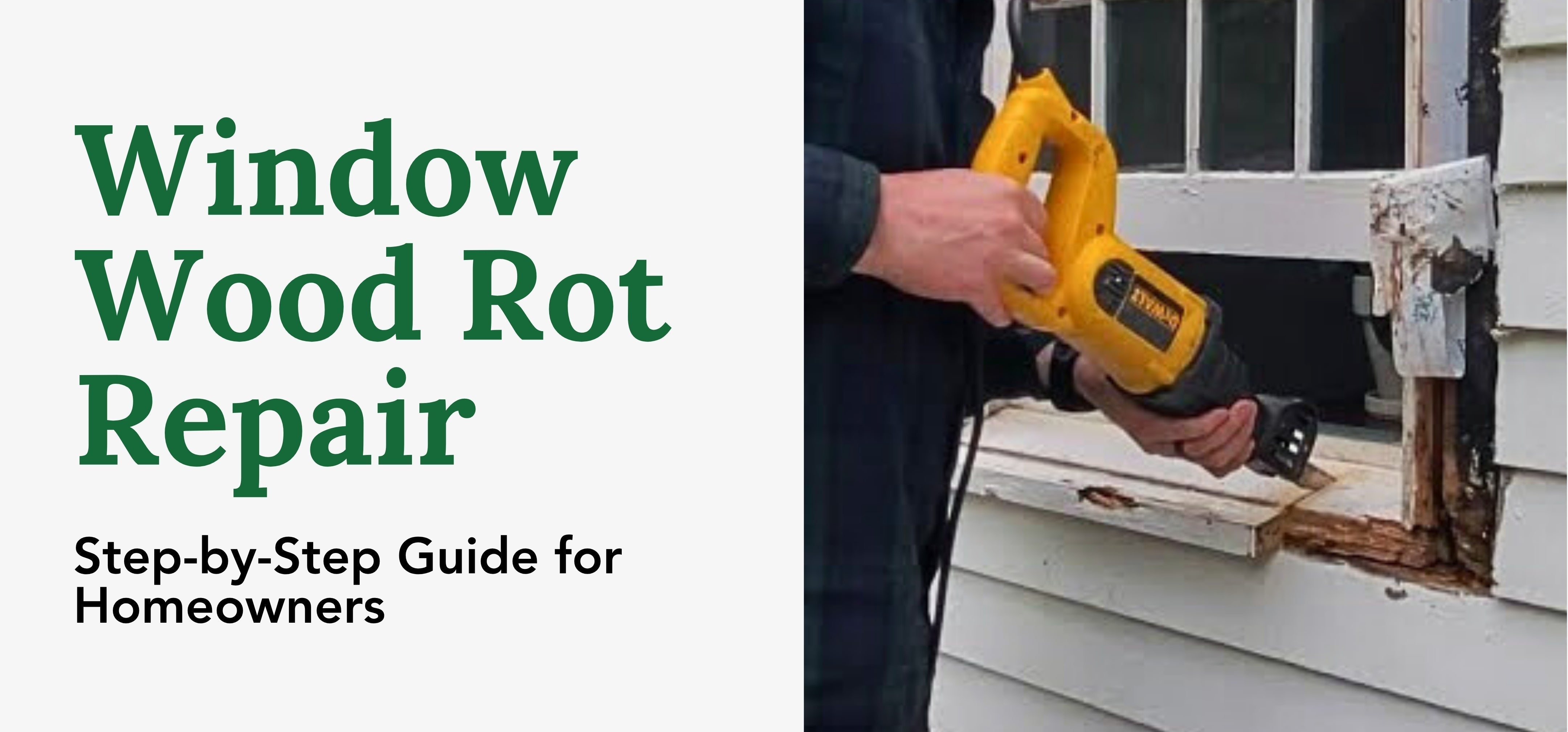Window Wood Rot Repair: Step-by-Step Guide for Homeowners – Fence Armor