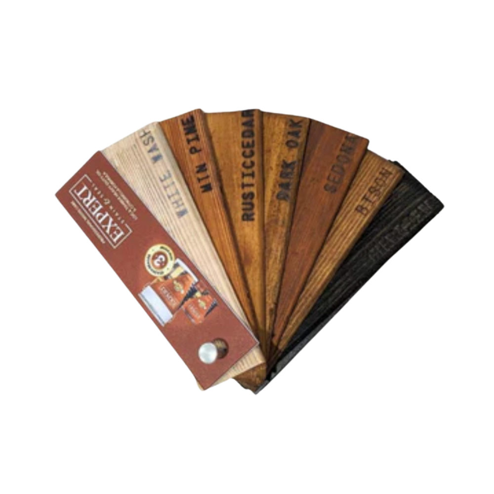 EXPERT Log & Timber Oil Color Fan Deck – Real Cedar Log Home Stain ...