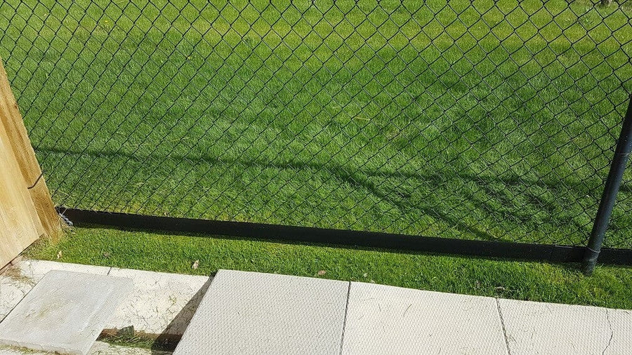 Easytrim Segments Black - Chain Link Fence Bottom Guard – Fence Armor